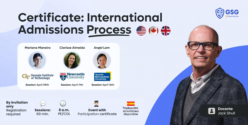 Certificate: International Admissions Process