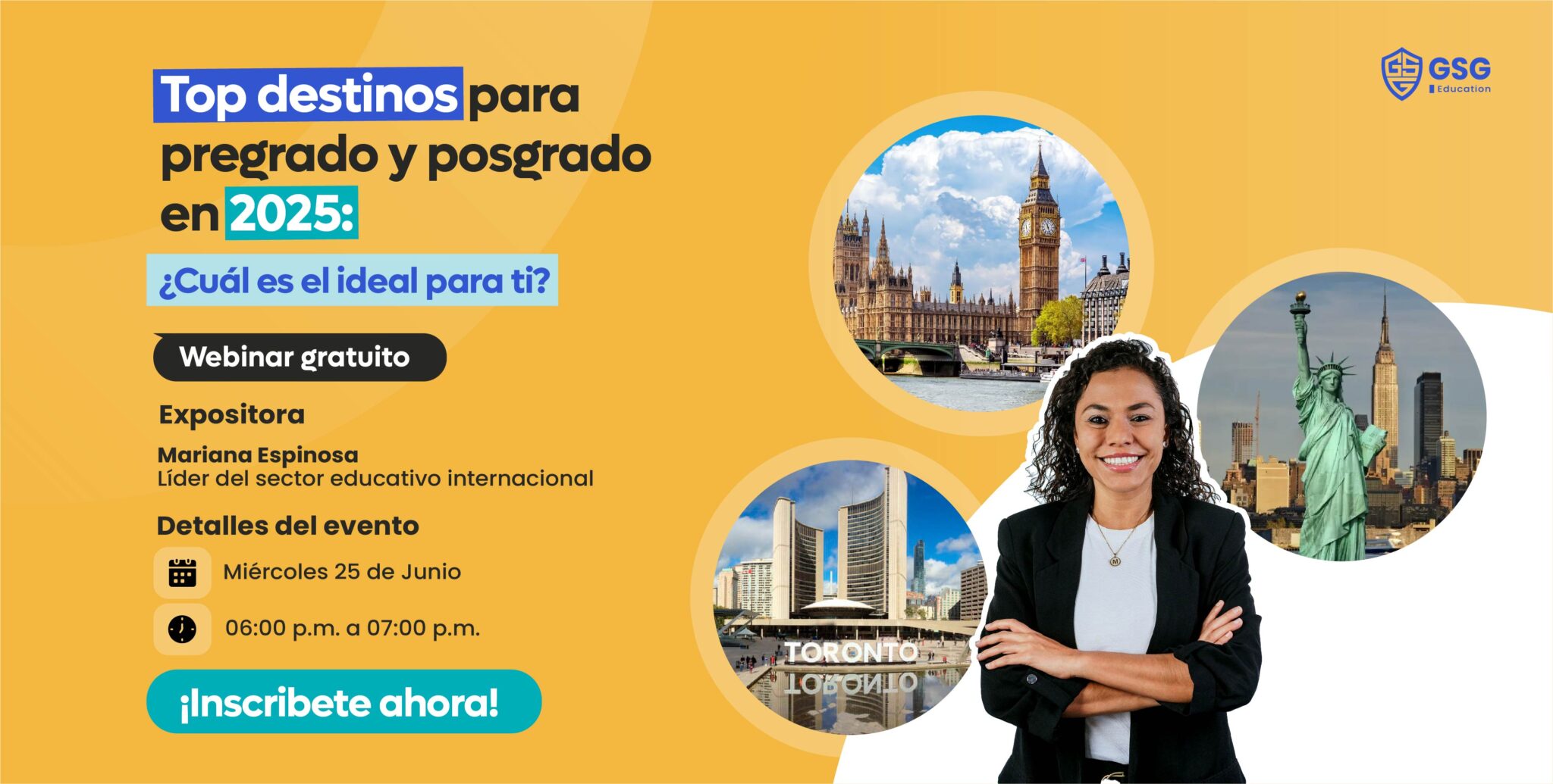 Top destinos para pregrado y posgrado en 2025: ¿Cuál es el ideal para ti?
